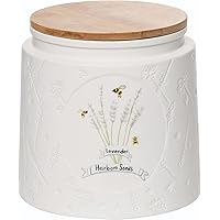 Amazon.com: Transpac Honey Bee and Lavender 7 x 6.75 inch Dolomite ...