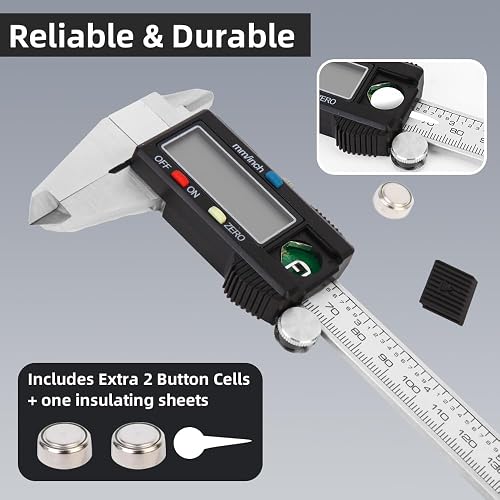 Mitutoyo Digital Calipers 6 Inch Dial Caliper Set With Vernier Caliper ...