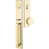Emtek Contemporary Tubular Entry Set: Lausanne Style with Round KNOB on ...