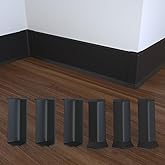 COUKIU Self Adhesive Baseboard Corner Blocks, 4inch(Width)3 Inside + 3 ...