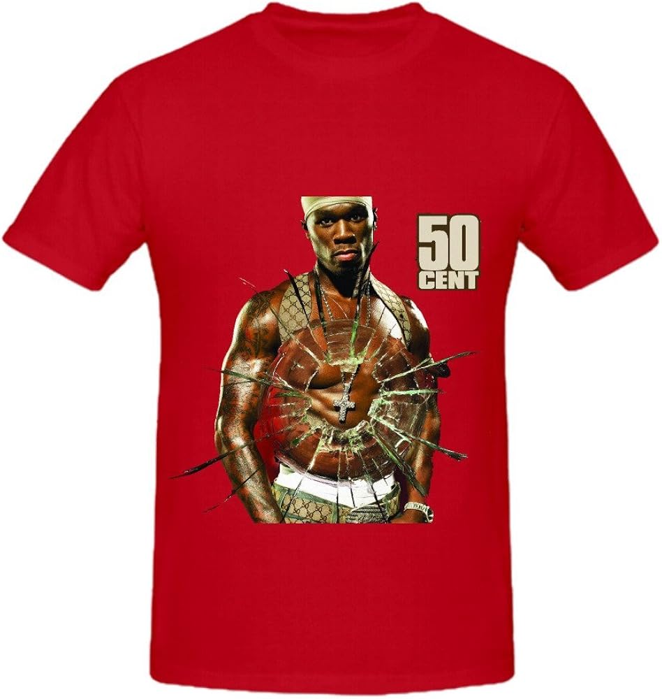 50 Cent Get Rich Or Die Tryin Greatest Hits Men Crew Neck Graphic T 50 Cent Get Rich Or Die Tryin Greatest Hits Men Crew Neck Graphic T