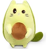 Amazon.com: JOYIN Stuffed Animal, Kawaii Avocado Cat Plush Toy, Soft ...