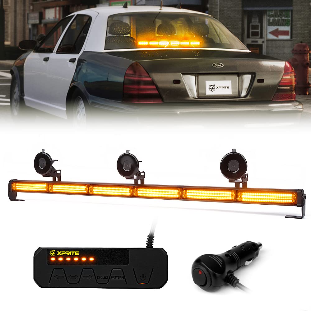Mua Xprite 35" Amber COB LED Emergency Traffic Advisor Strobe Chase ...
