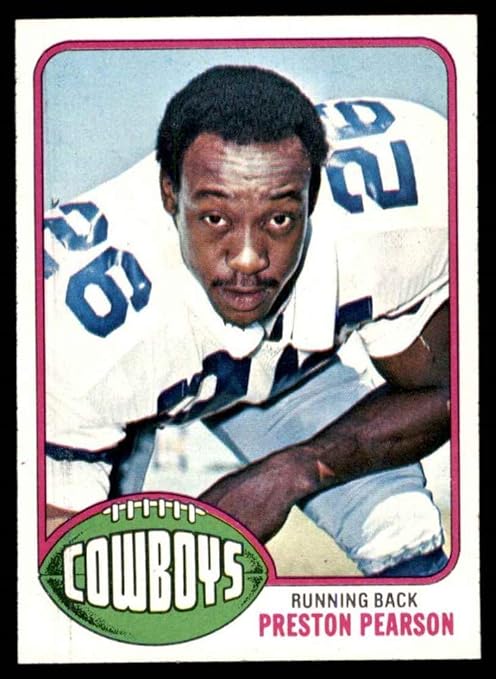 Amazon.com: 1976 Topps # 225 Preston Pearson Dallas Cowboys (Football ...