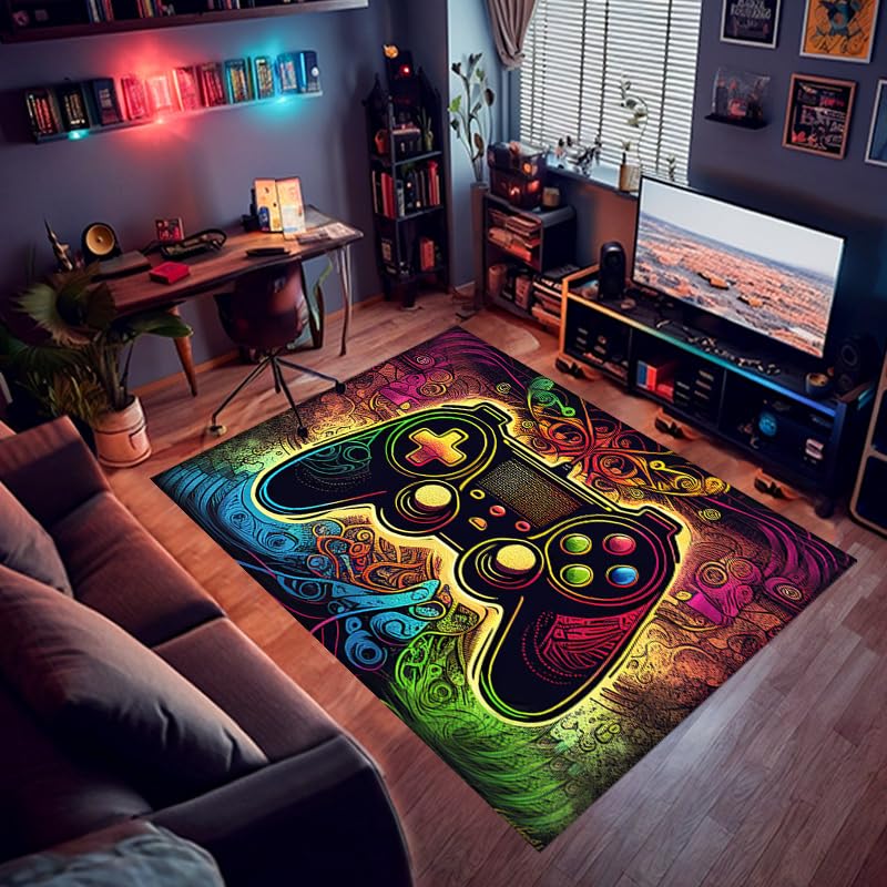 Gamer Rugs - Gaming Area Rug for Bedroom and Living Room - Stylish ...