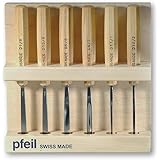 PFEIL "Swiss Made" Intermediate Set of 6 Tools (B) - Wood Chisels ...