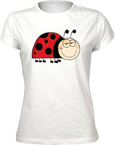 Amazon.com: TGF - Cute Tees Women's Ladybird LadyBug Cute Animal Insect ...