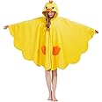Amazon.com: MORNINGFLY Unisex Little Yellow Duck Costume Cosplay Hooded ...