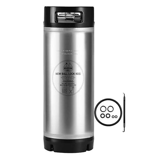 New 5 Gallon Keg Corny Keg, Stainless Steel Cornelius Keg with Ball ...