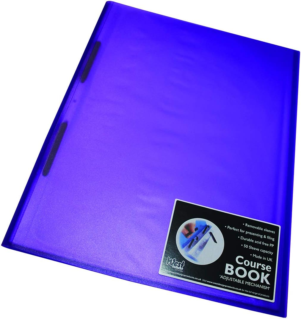 West A4 Adjustable Capacity Course Book Purple – BigaMart