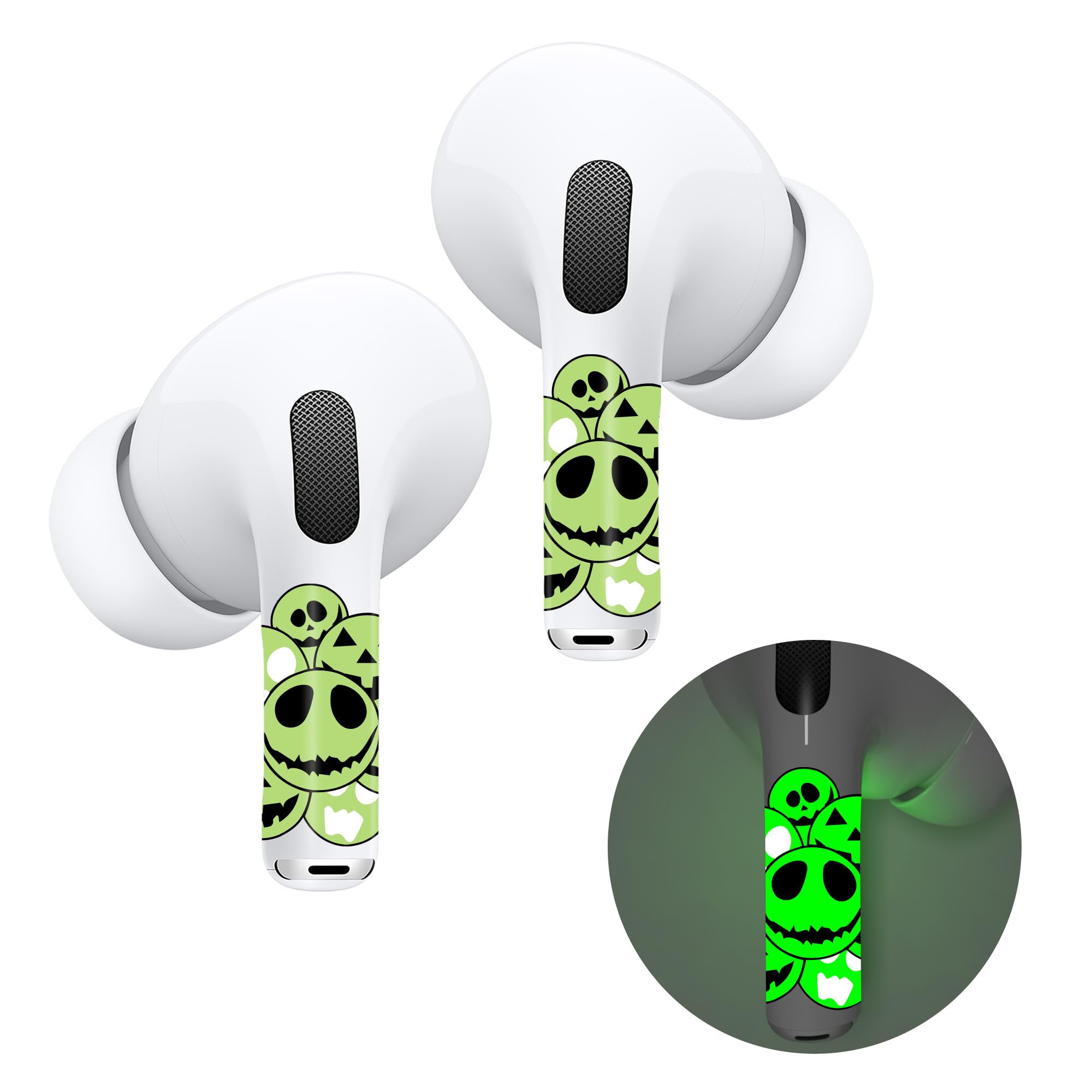 Mua for AirPod Pro Skin, Glow in The Dark AirPods Pro 2 Skin Wraps ...