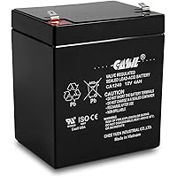 Amazon.com: Casil Genuine CA1240 12V 4Ah SLA Alarm Battery CA1240 12V ...
