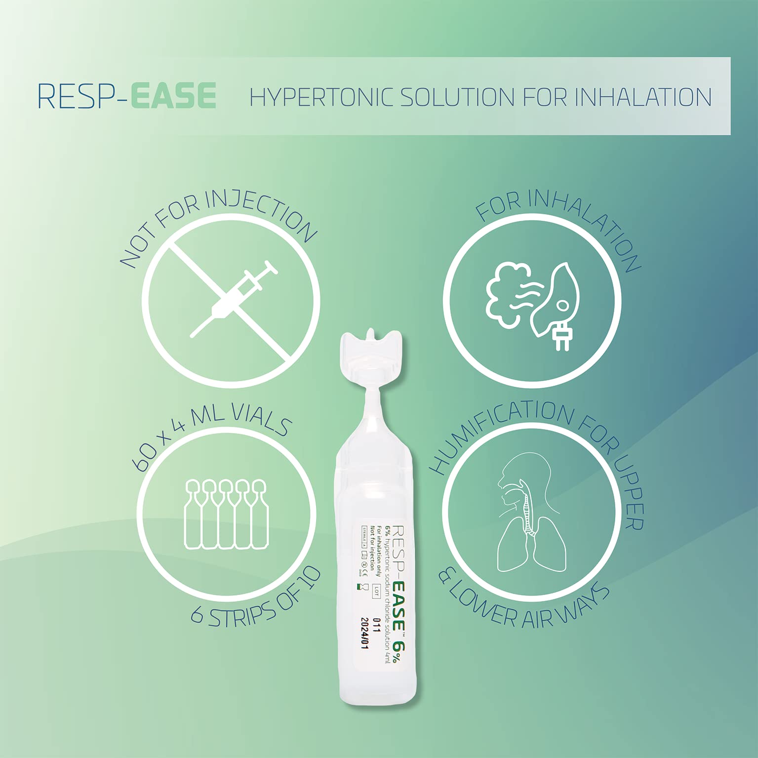 Mua Resp-Ease 6% Hypertonic Saline Solution for Inhalation via ...