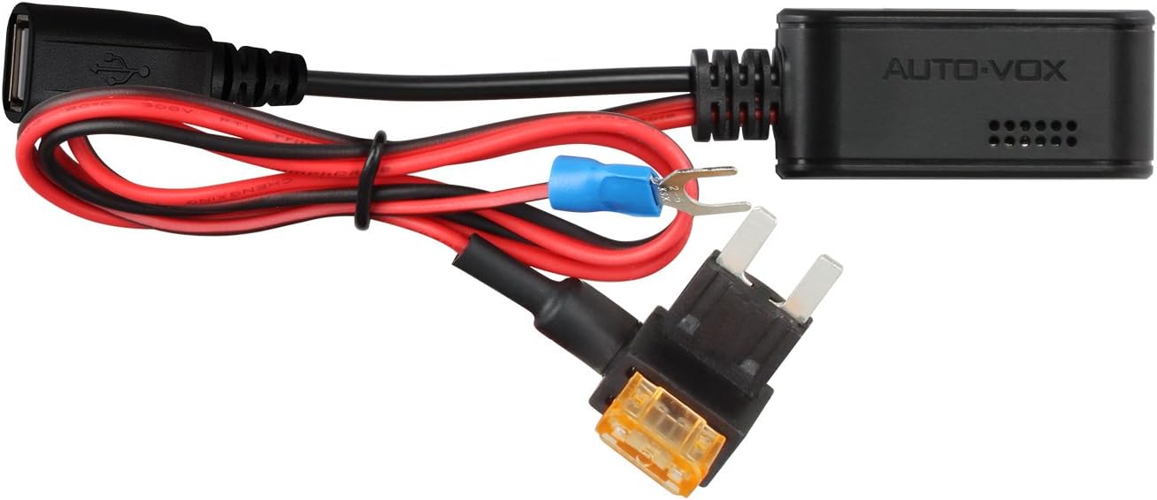 Amazon.com: AUTO-VOX Hardwire Kit Mini Fuse Adapter Kit with USB Plug ...
