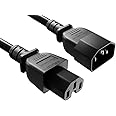 Amazon.com: CableLeader 6ft IEC-60320 C14 to C15 PDU Server Power Cord ...
