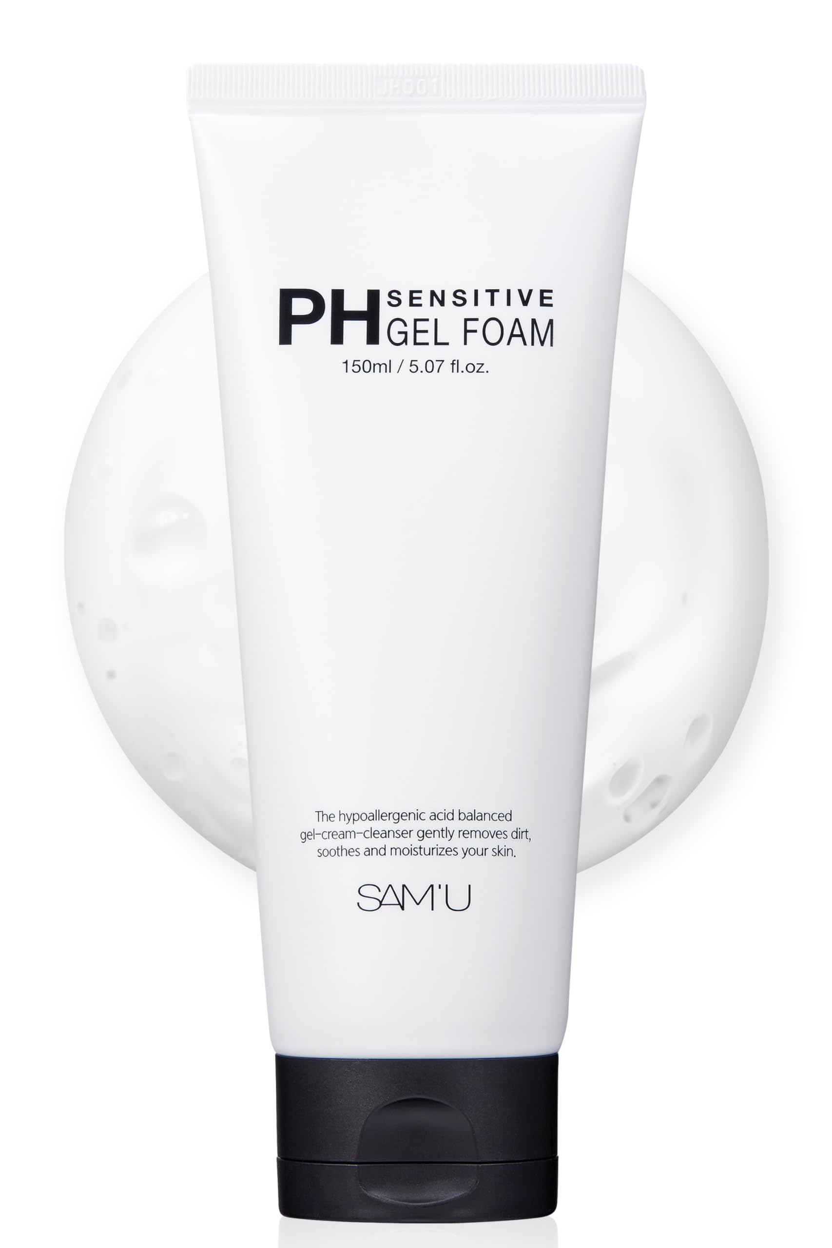 Mua SAM’U PH Sensitive Gel Foam | Korean Facial Cleanser w/Hyaluronic Acid & Centella Asiatica ...