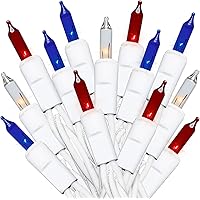 Amazon.com: MULTI-SPARKING Independence Day Mini String Lights - 35 ...
