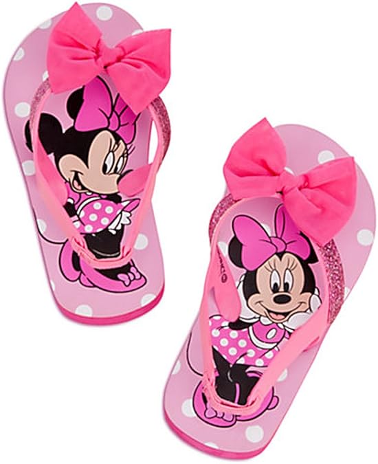 Amazon.com | Disney Store - Girls - Minnie Mouse Happy Feet - Flip ...