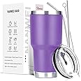 40OZ Vaso Térmico de Acero Inoxidable, Easytao Taza Termica Frio y Caliente para Cafe con Tapa y ...