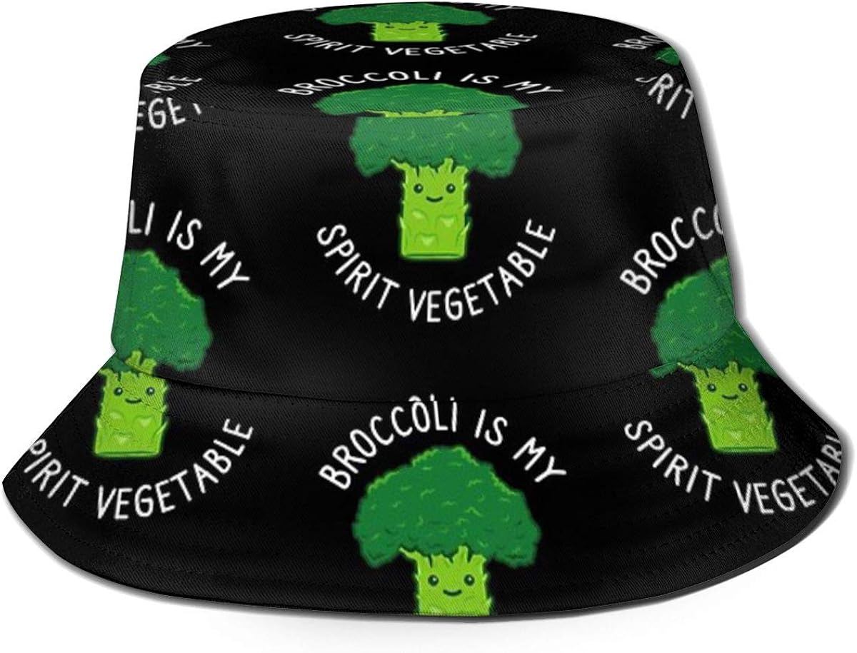 Broccoli is My Spirit Vegetable Funny Broccoli Lovers GiftSun Hat ...