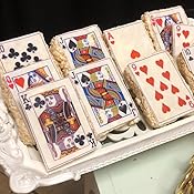Amazon.com: Edible Playing Cards Cake Decoration- Casino Cake Edible ...