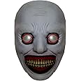 Amazon.com: Savgkoyt Halloween Scary Mask Creepy Smiling Demon Mask ...