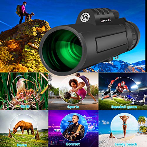 KIPRUN Monocular Telescope,12x50 High Powered Monocular Scope with ...