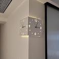Amazon.com: KYOFIS Double Sided Corne Wall Clock, Sensor Luminous ...