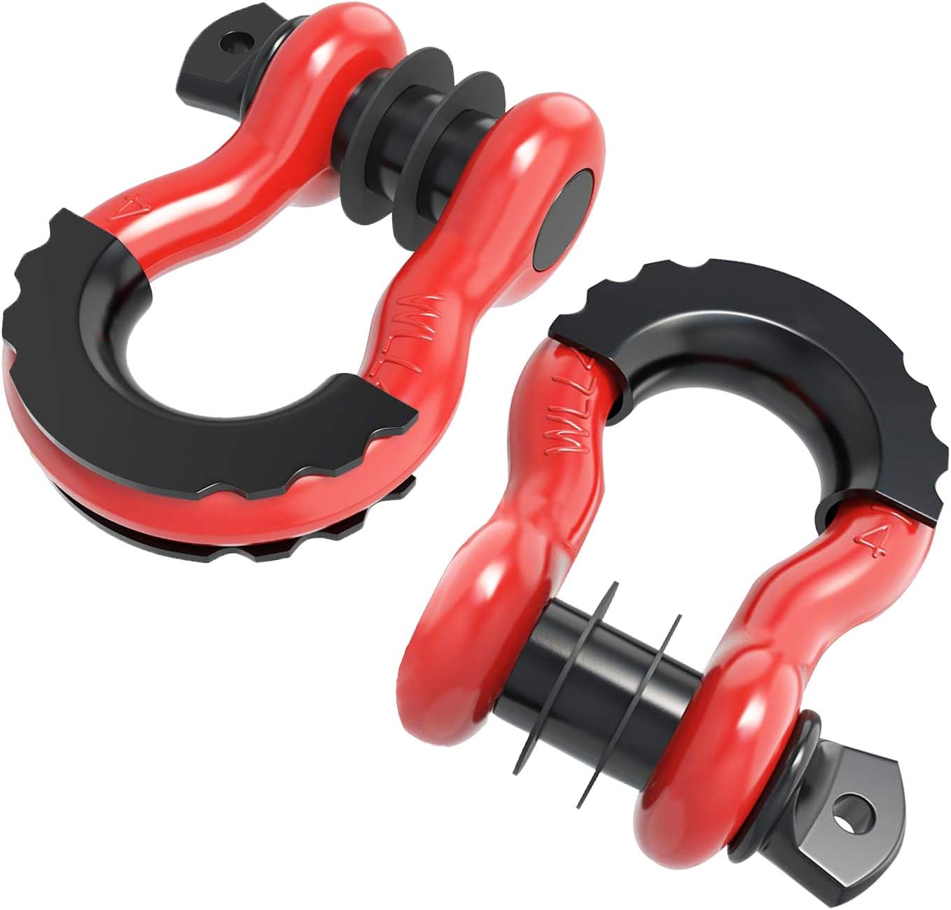Amazon.com: ORCISH Shackles 3/4" (2 Pack) D Ring Shackle Off Road ...