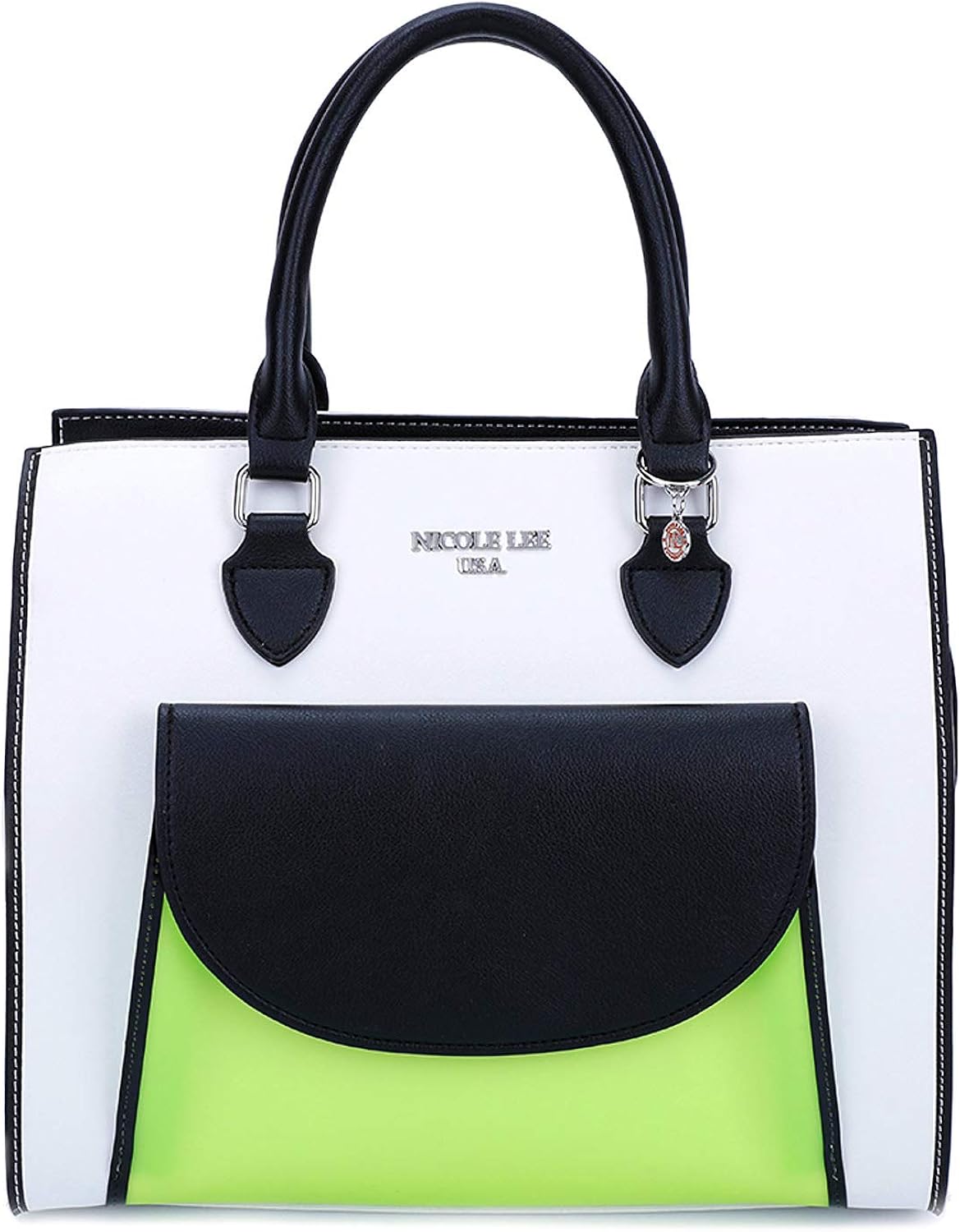 LARGE FASHION CHIC HANDBAG (Lime): Handbags: Amazon.com