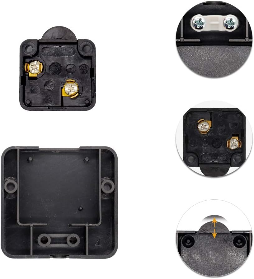 CCUCKY 2A 250V Cupboard Door Switch, 2 Pack Auto Control Switch Push to ...