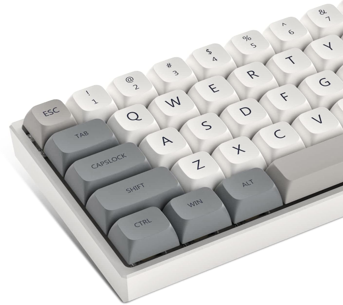 Mua Womier Retro Grey Double Shot PBT keycaps,XDA Profile keycaps 75 ...