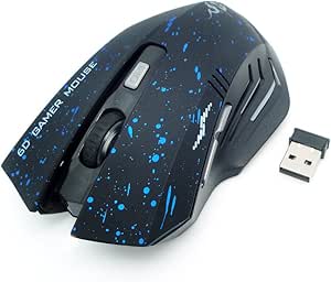 JITE Wireless Gaming Mouse Professional Optical 2.4Ghz Wireless Gaming ...