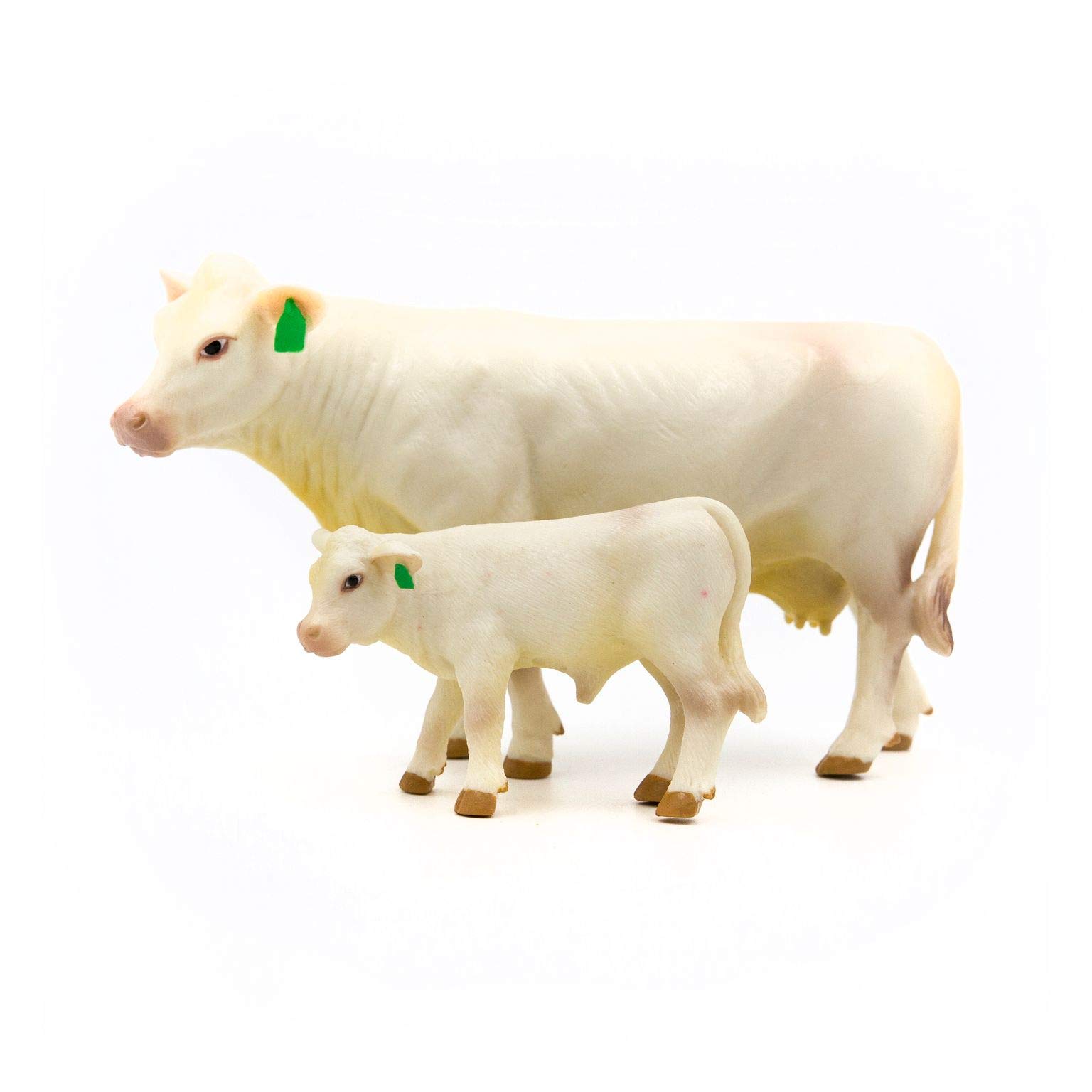 Mua Buster Toys Charolais Cow and Calf Toys -- Farm Animal Toys Set ...