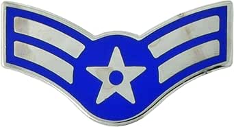Amazon.com: Air Force Enlisted Metal Rank - A1C - 1 Pair: Military ...