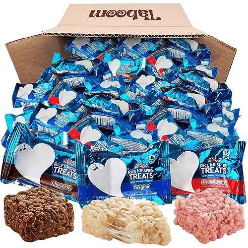 Kellogg's Halloween Rice Krispies Treats Mini Squares Variety Pack, 104 ...