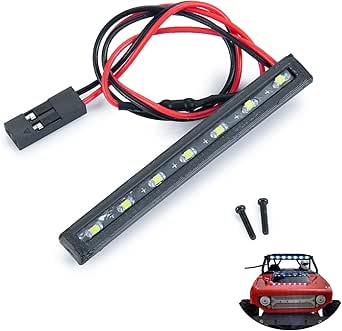 Amazon.com: btdeal 1/24th RC LED Light Bar Roof Lamp Spotlight Kit for ...