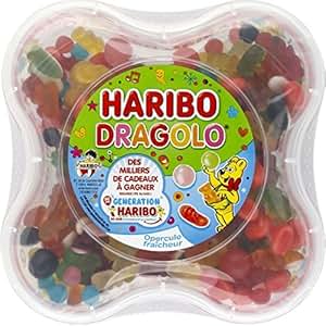 Amazon.com : Haribo Dragolo - Resealable Plastic Tub from FRANCE ...