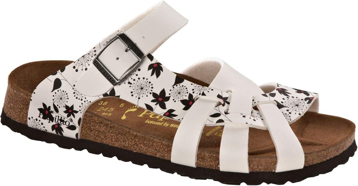 Papillio Sandale Pisa BF sixities Flowers White Gr. 35-43 382143, Größe ...