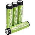 Amazon.com: Amazon Basics 4-Pack AAA Performance 800 mAh Rechargeable ...