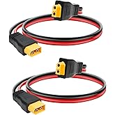 Amazon.com: GINTOOYUN XT60 Splitter Extension Cable 1 Female to 3 Male Connector Adapter,12AWG ...