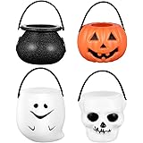 Amazon.com: Cabilock 12pcs Halloween Trick Or Treat Pots Mini Witch ...