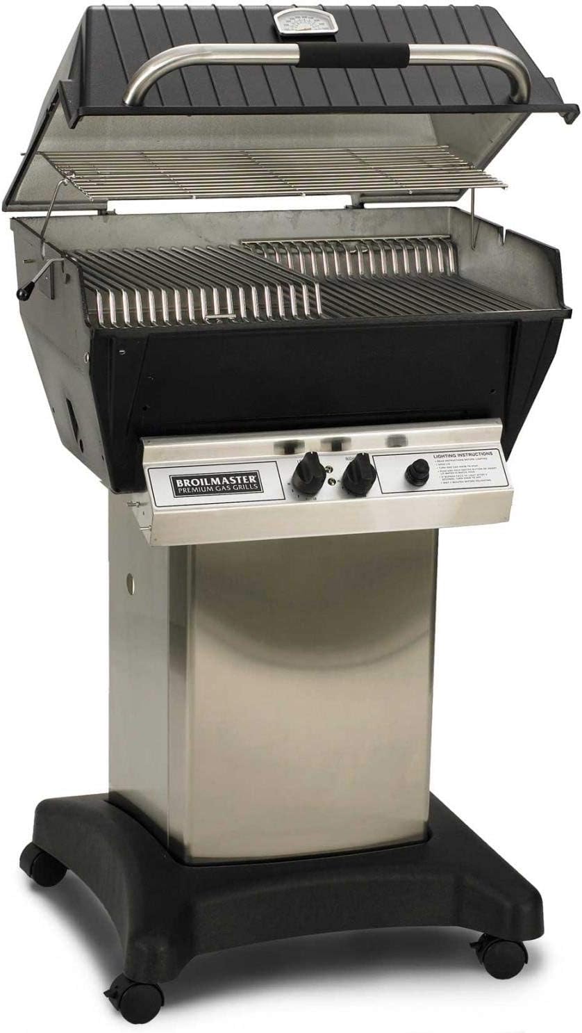 Review Broilmaster P3-XF Premium Propane Gas Grill On Stainless Steel ...