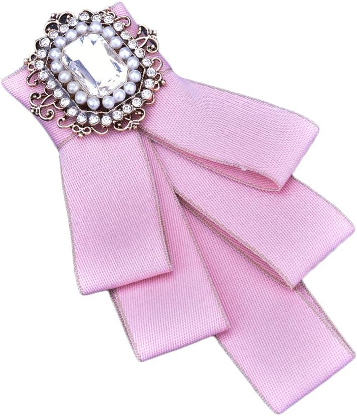 CAOLATOR Schleifenbrosche Brosche Schleife Vintage Satin Fliege Damen ...