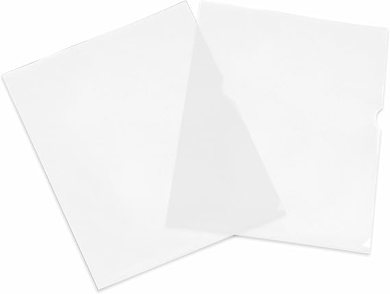 Wilson Jones Poly Project Folder Sleeves, Letter Size, Clear, 10-Pack ...