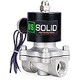 Amazon.com: U.S. Solid 3/4" Stainless Steel Electric Solenoid Valve 12VDC N.C. Air Water Fuel ...
