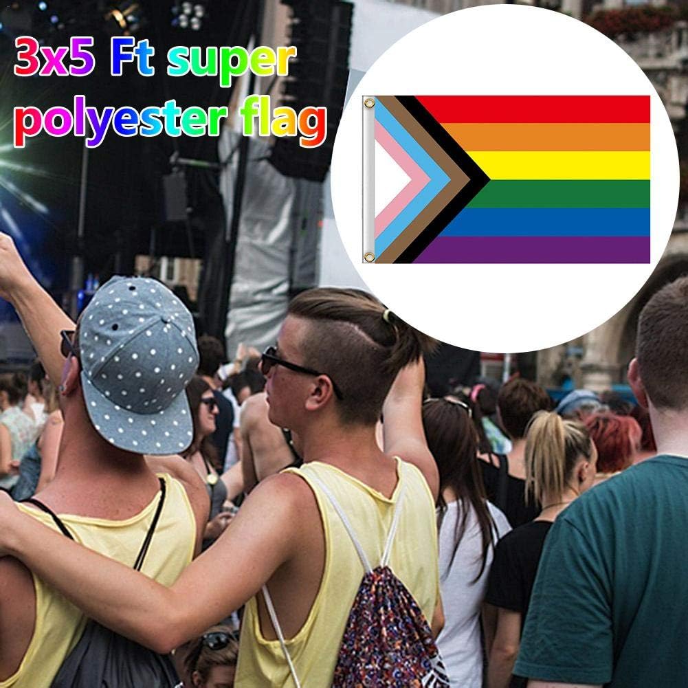 Bandiere Bandiere Gay Pride in poliestere con passacavi Intestazione in ...
