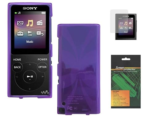 TPU Skin Case Cover with Screen Protector for Sony Walkman Digital ...