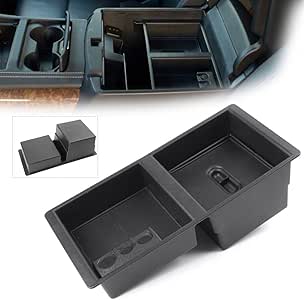 MALLOFUSA Center Console Insert Organizer Tray Fit for Chevy Silverado ...