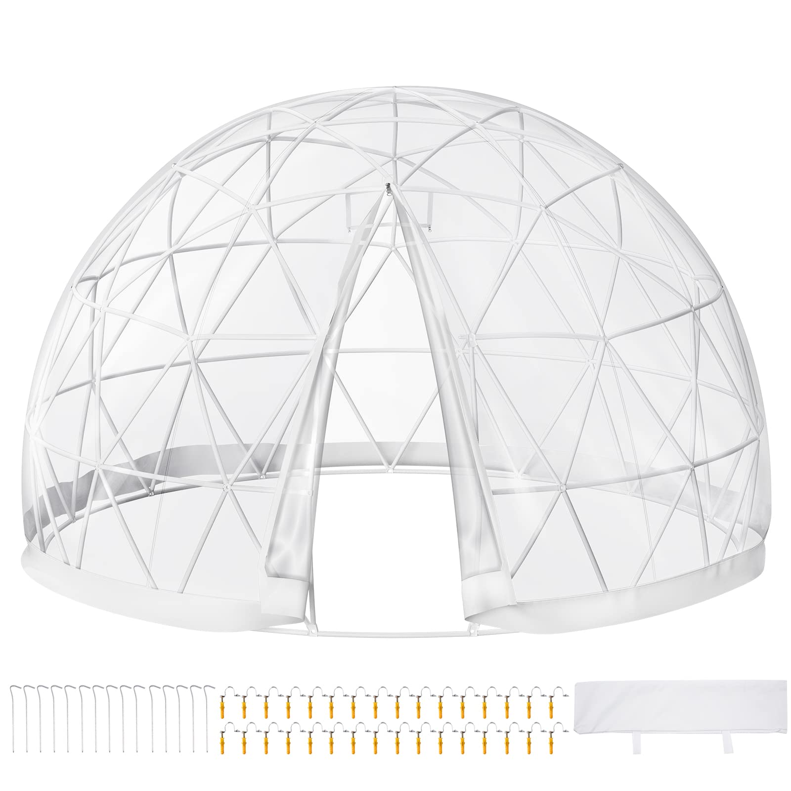 Mua VEVOR Garden Dome 12ft - Geodesic Dome with PVC Cover - Lean to ...